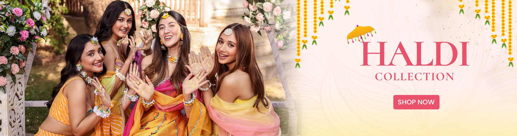 Haldi Outfits - Buy Haldi Dresses for Bride Online in India